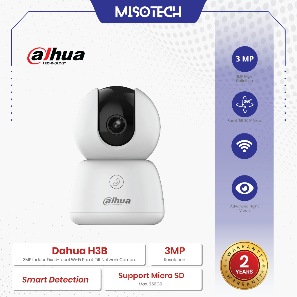 Jual Dahua Hero B1 3MP 2K DH-H3B Wireless CCTV IP Pan-Tilt Babycam WiFi ...