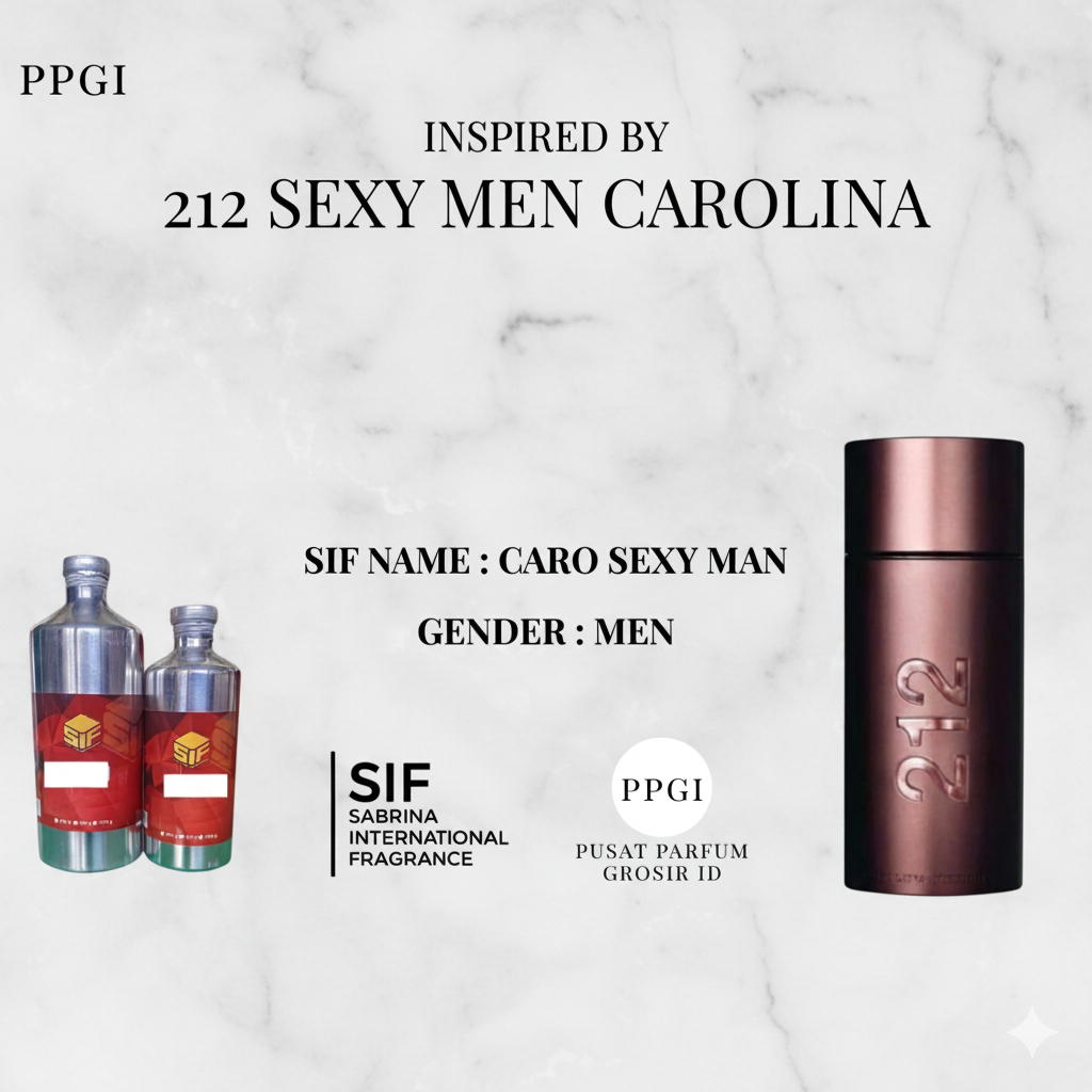 Jual BIBIT PARFUM CARO SEXY MAN INSPIRED BY CH 212 S3XY MEN 50ml ...