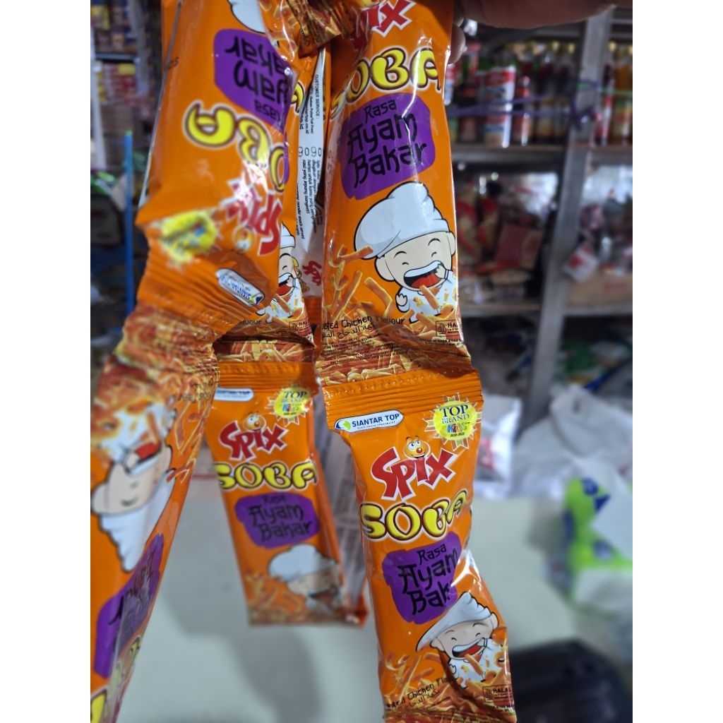 Jual SNACK MIE SPIX SOBA RASA AYAM BAKAR | Shopee Indonesia