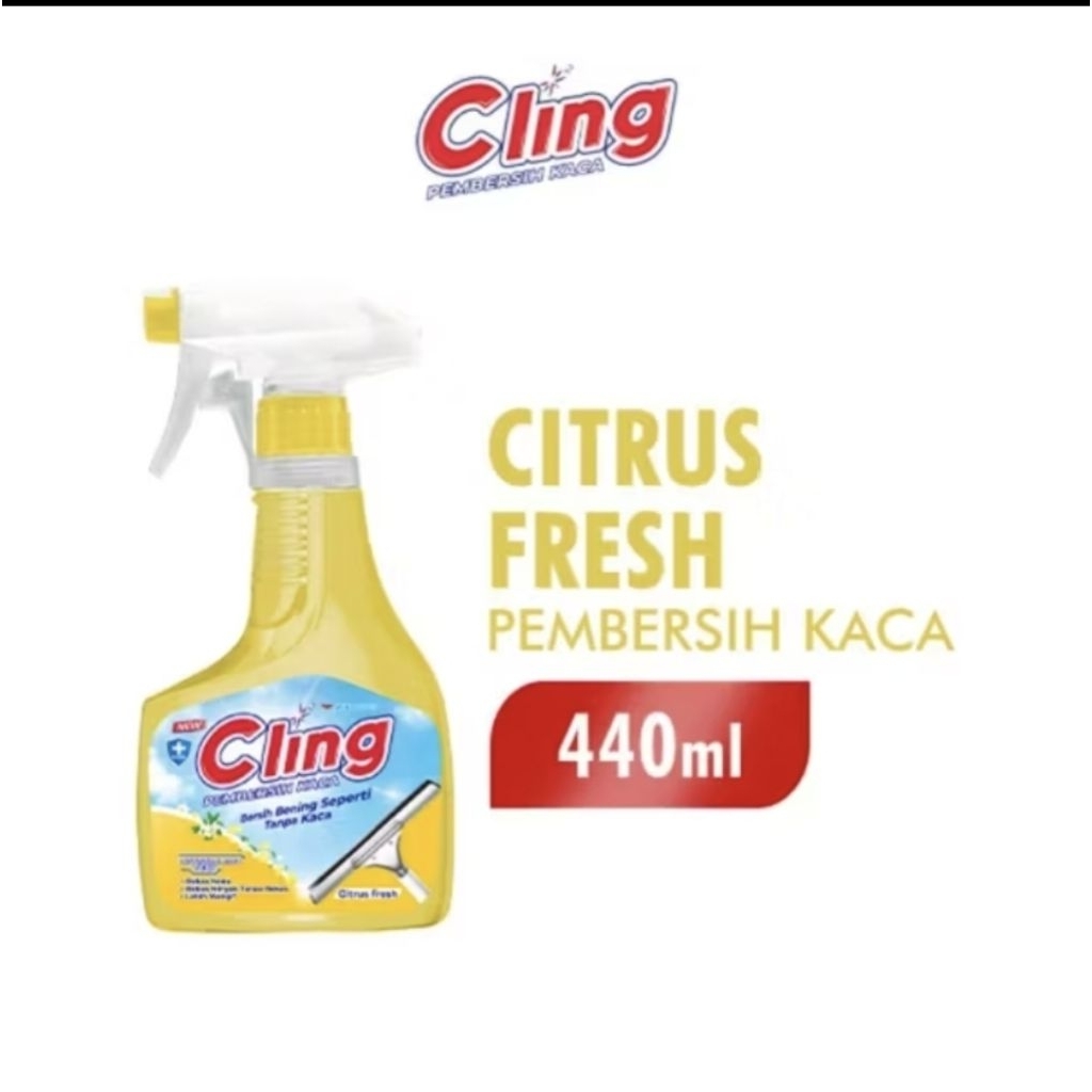 Jual CLING PEMBERSIH KACA CITRUS FRESH 440 ML | Shopee Indonesia