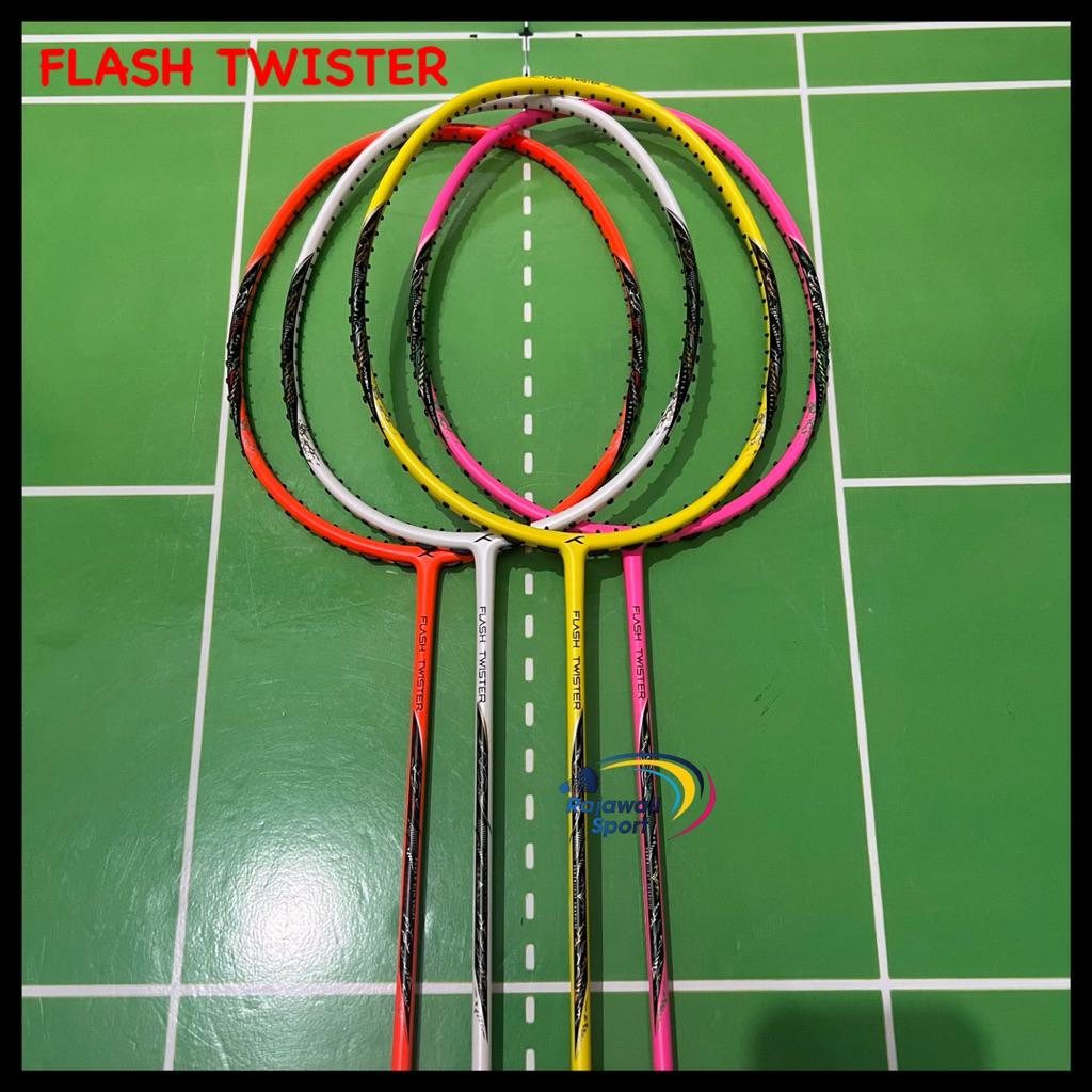 Jual Raket Badminton Hundred NEW Flash Twister Original/Badminton ...