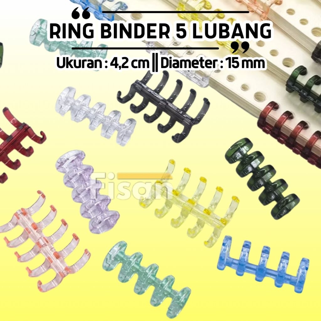 Jual Ring Binder 5 Lubang | Ring Pengikat Kertas untuk File, Buku ...