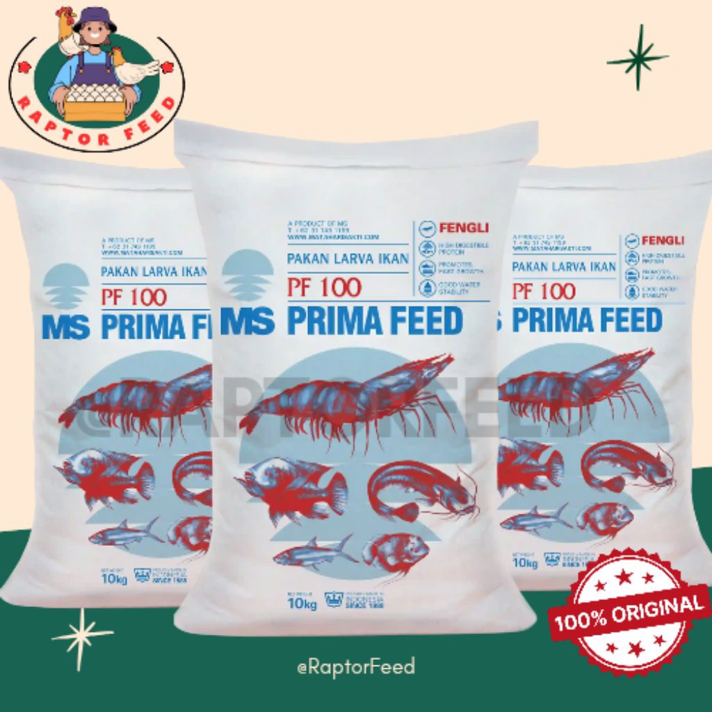 Jual Pakan Ikan PF-100 Prima Feed | Pakan Larva Benih Ikan Udang ...