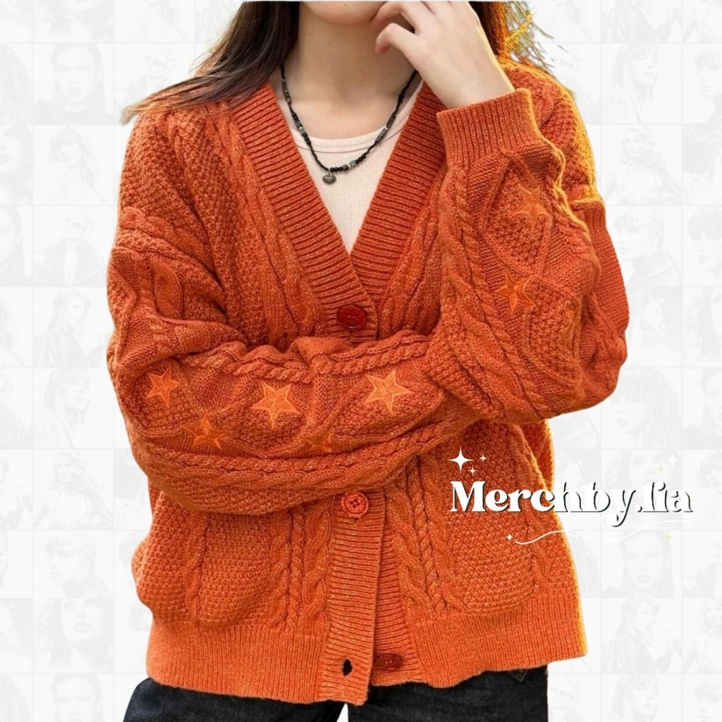 Jual (READY STOCK) Taylor Swift Cardigan DUPE Folklore RED evermore ...