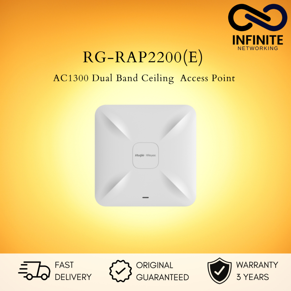 Jual RUIJIE REYEE RG-RAP2200(E) AC1300 Dual Band Access Point Gigabit ...