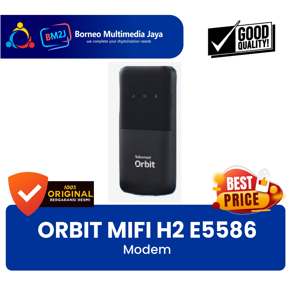 Jual Modem Mifi H2 Telkomsel Orbit Mifi H2 E5586 Free Kuota Garansi ...