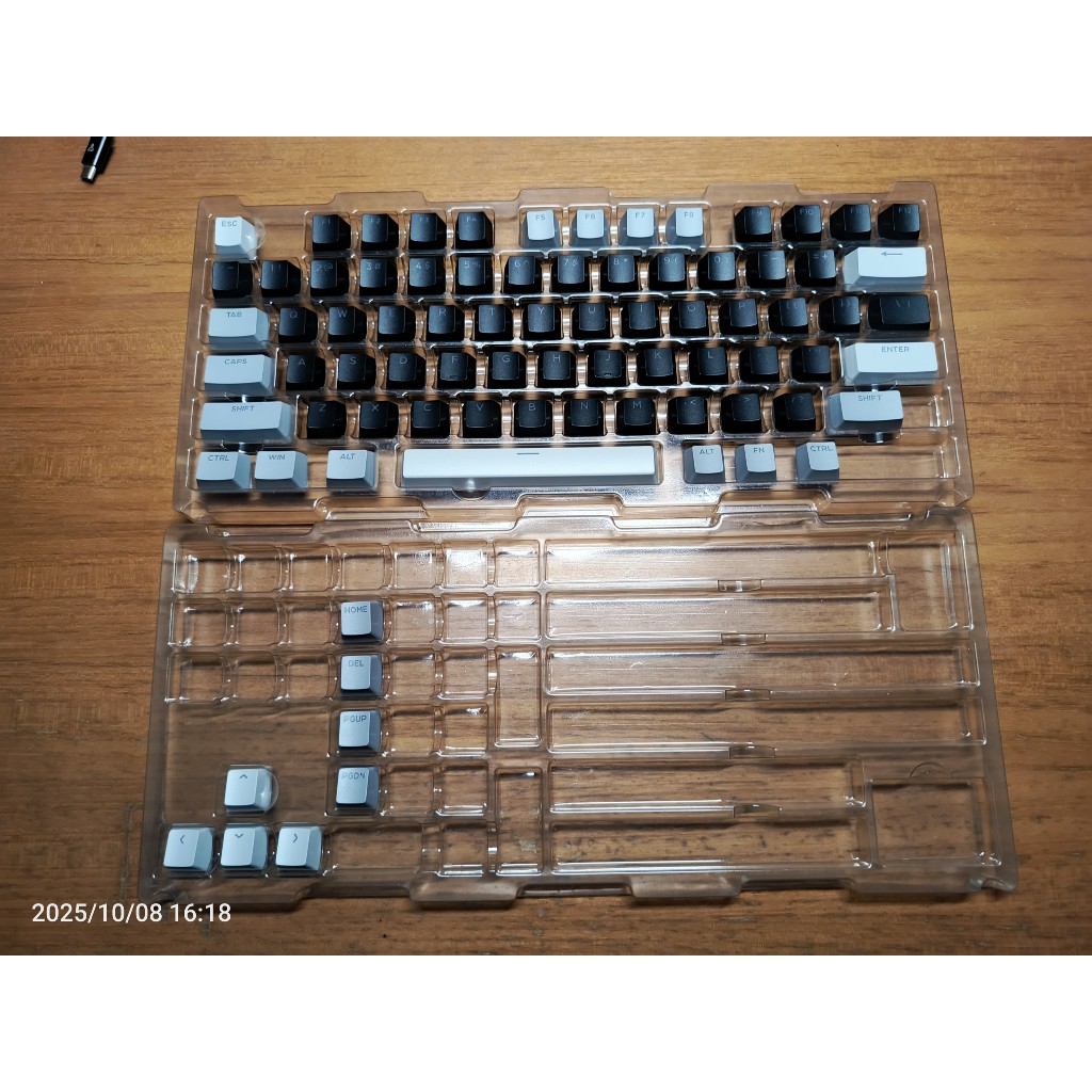 Jual Keycaps Tri Tone ABS Double Shot OEM Profile 81 Keys Keyboard ...