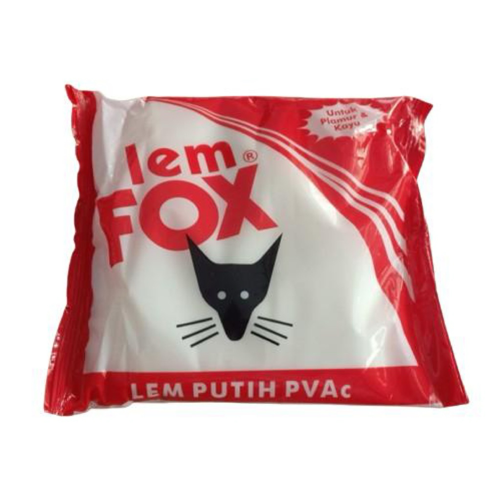 Jual Lem FOX PUTIH (MERAH) / Lem Slime / Bahan Perekat Kertas & Kayu ...