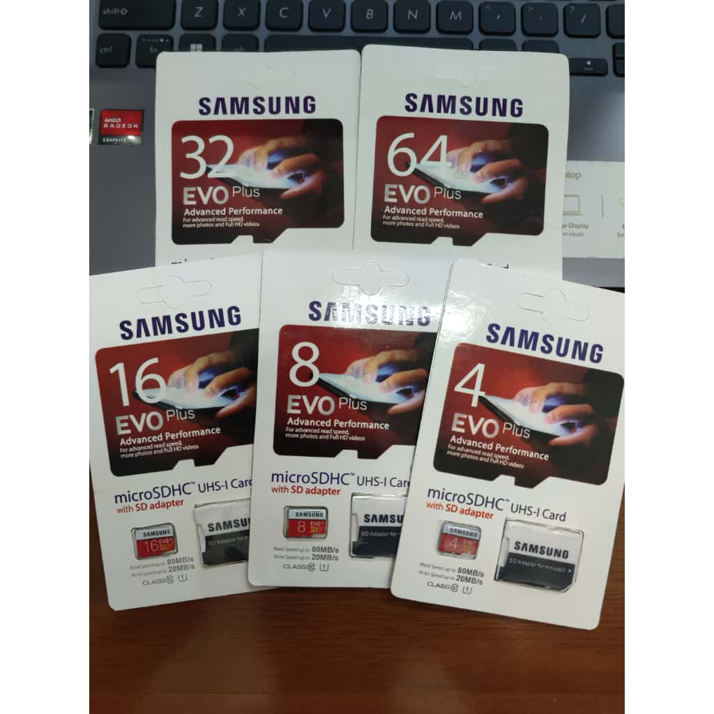 Jual Memori Samsung Evo Plus plus adapter up108 MMC SAMSUNG / micro sd ...