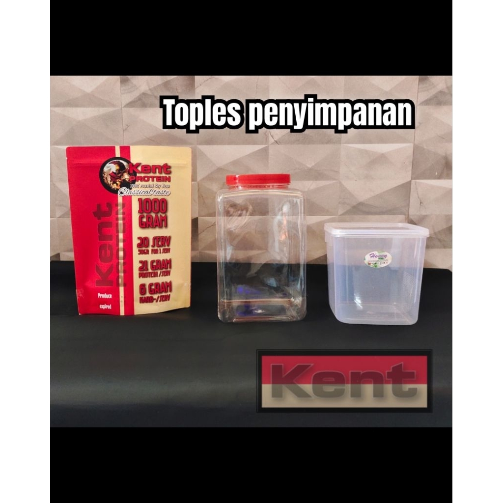 Jual ORIGINAL! Toples Whey protein wadah Kent PROTEIN. | Shopee Indonesia