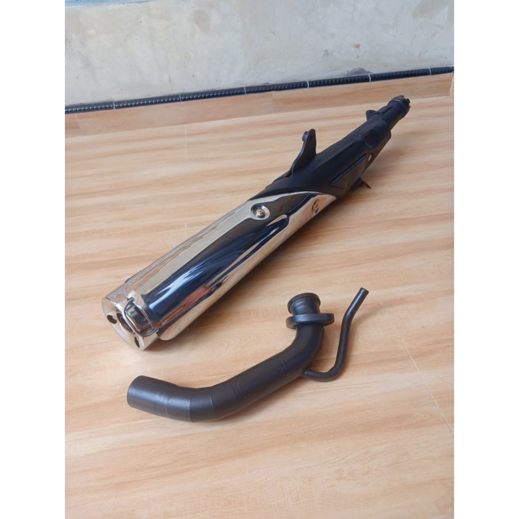 Jual original yamaha hanya di foto produk barangnya knalpot original rx ...
