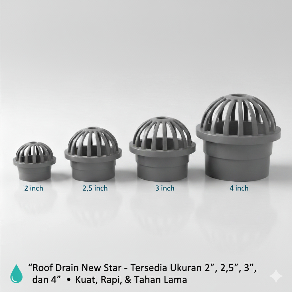 Jual ROOF DRAIN Tutup Bottom Drain NEW STAR kolam ikan koi. skimmer - 2 ...