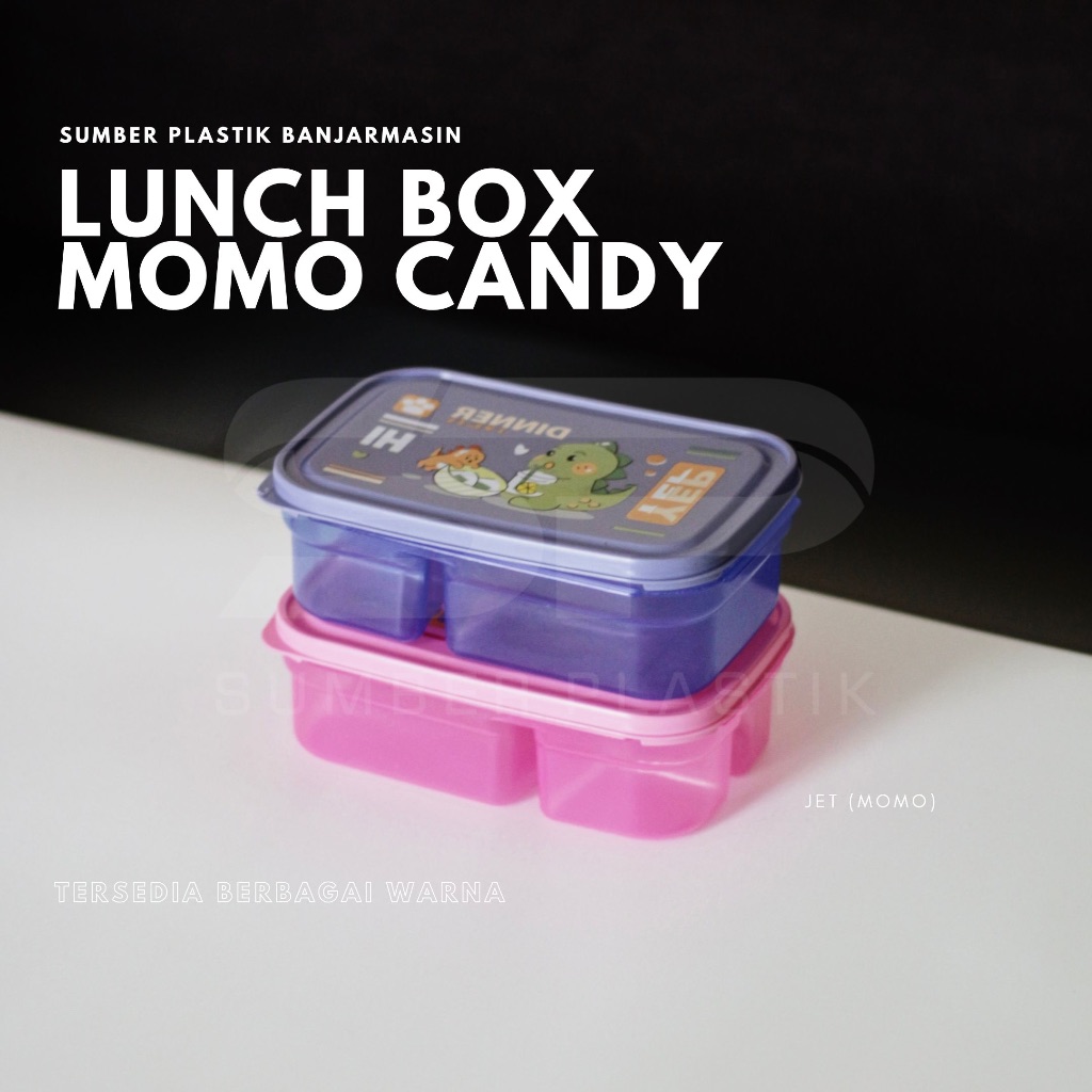 Jual LB Lunch Box Momo JET Candy Wadah Tepak Tempat Makanan Bekal Anak ...