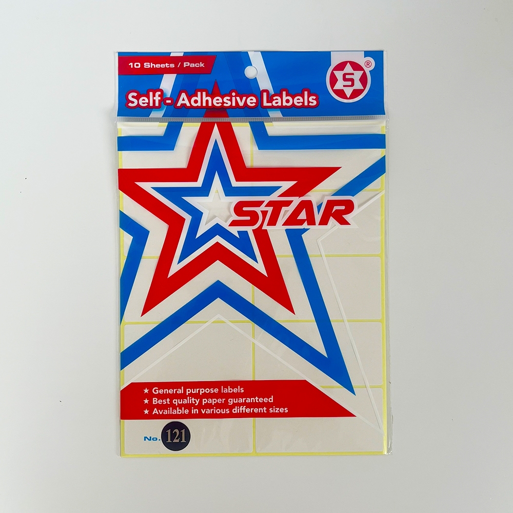 Jual LABEL STAR No.121 (10 Sheets/Pack) | Shopee Indonesia