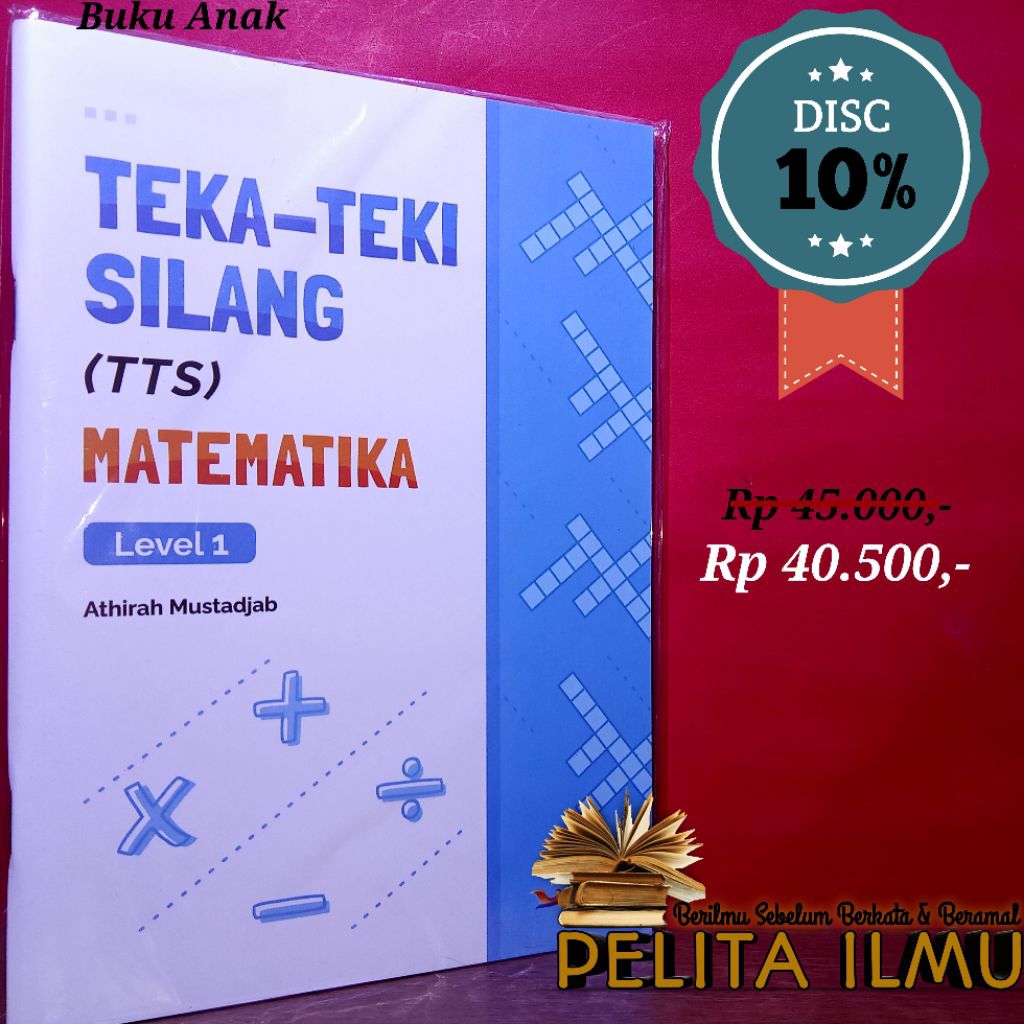 Jual Buku Anak Teka-Teki Silang (TTS) Matematika Level 1 | Shopee Indonesia