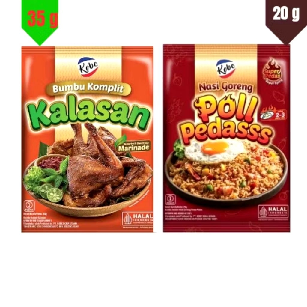 Jual Kobe Bumbu Nasgor Poll Pedas & Komplit Kalasan | Shopee Indonesia