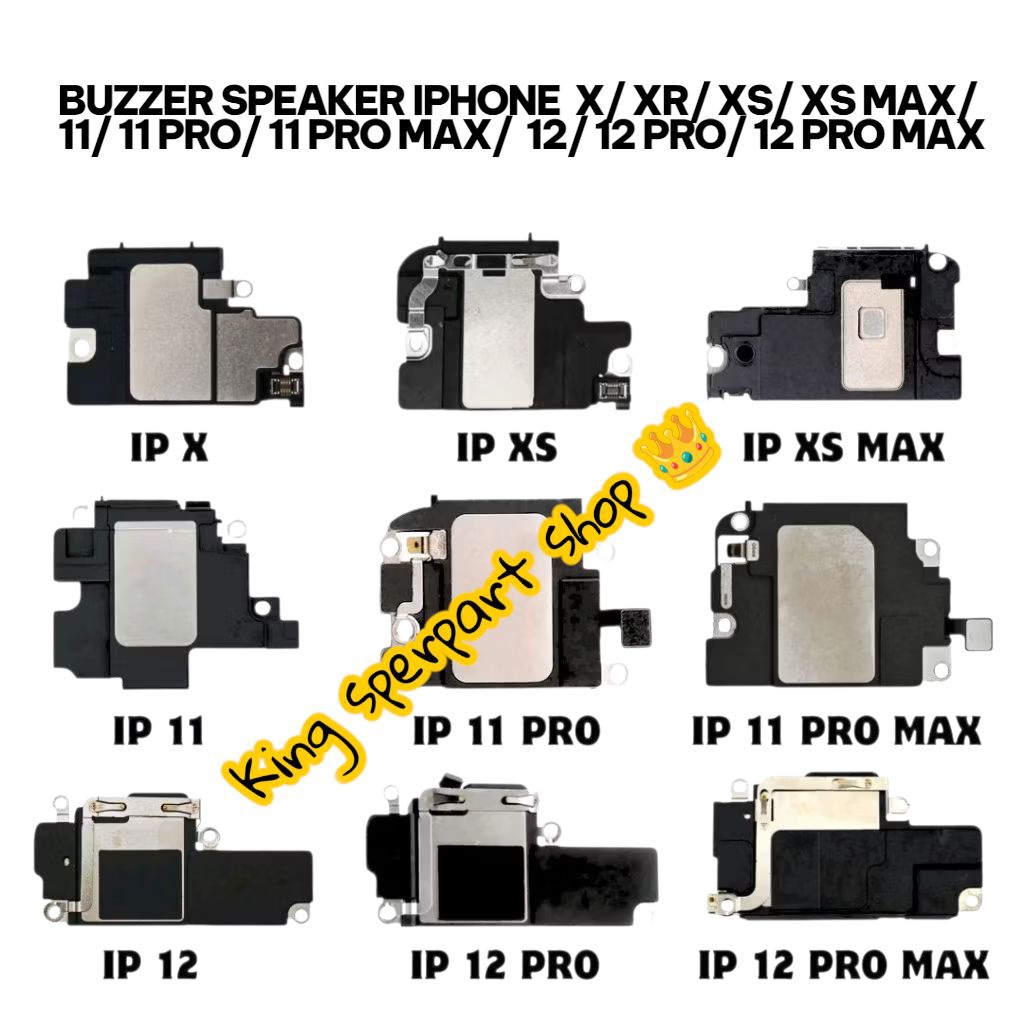 Jual BUZZER SPEAKER IPHONE X/ XR/ XS/ XS MAX/ 11/ 11 PRO/ 11 PRO MAX ...