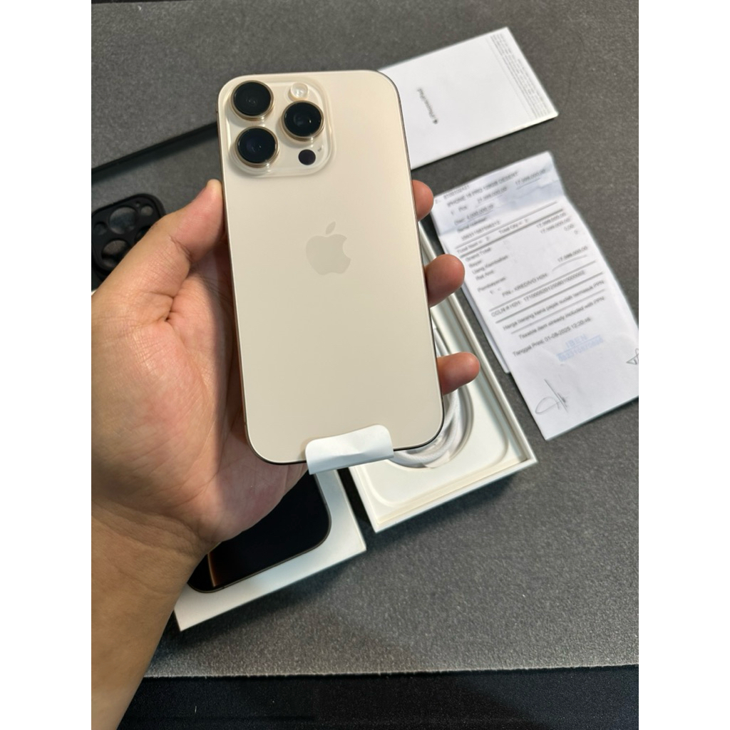 Jual iphone 16 pro 128 gb ibox fullset ori dessert titanium | Shopee ...