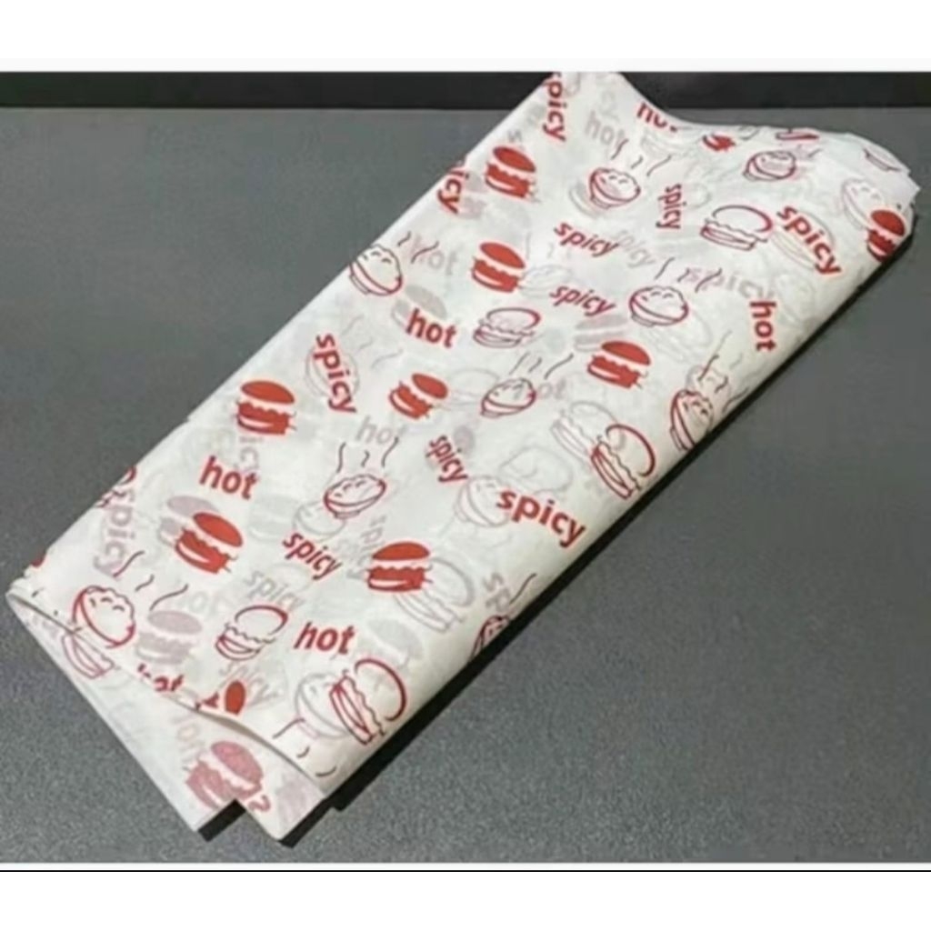 Jual kfc motif makanan uk 25 x 27 cm kertas mcd kertas laminasi anti ...