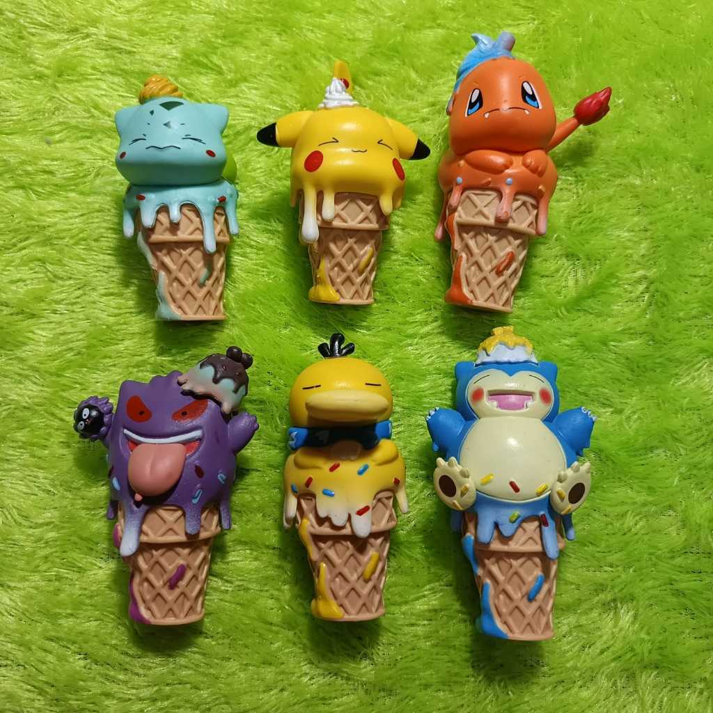 Jual ACTION FIGURE POKEMON COSPLAY ICE CREAM POKEMON ES KRIM 10CM ...