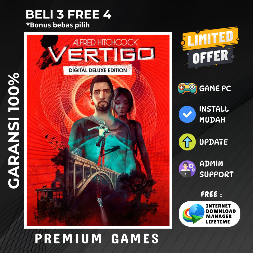 Jual Alfred Hitchcock Vertigo Digital Deluxe Edition | Game PC | Game ...