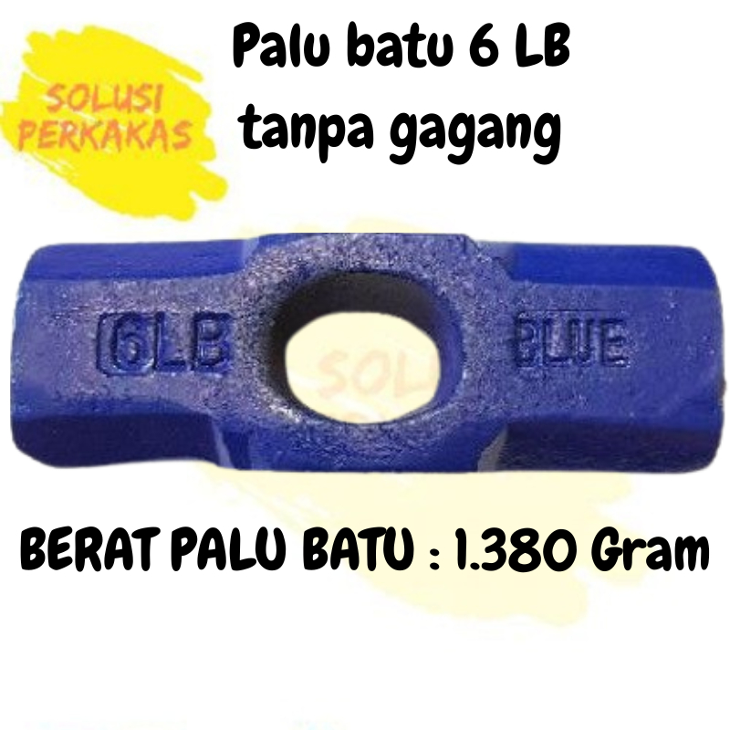 Jual Kepala Palu Batu Bodem tanpa gagang 6LB / penghancur batu palu ...