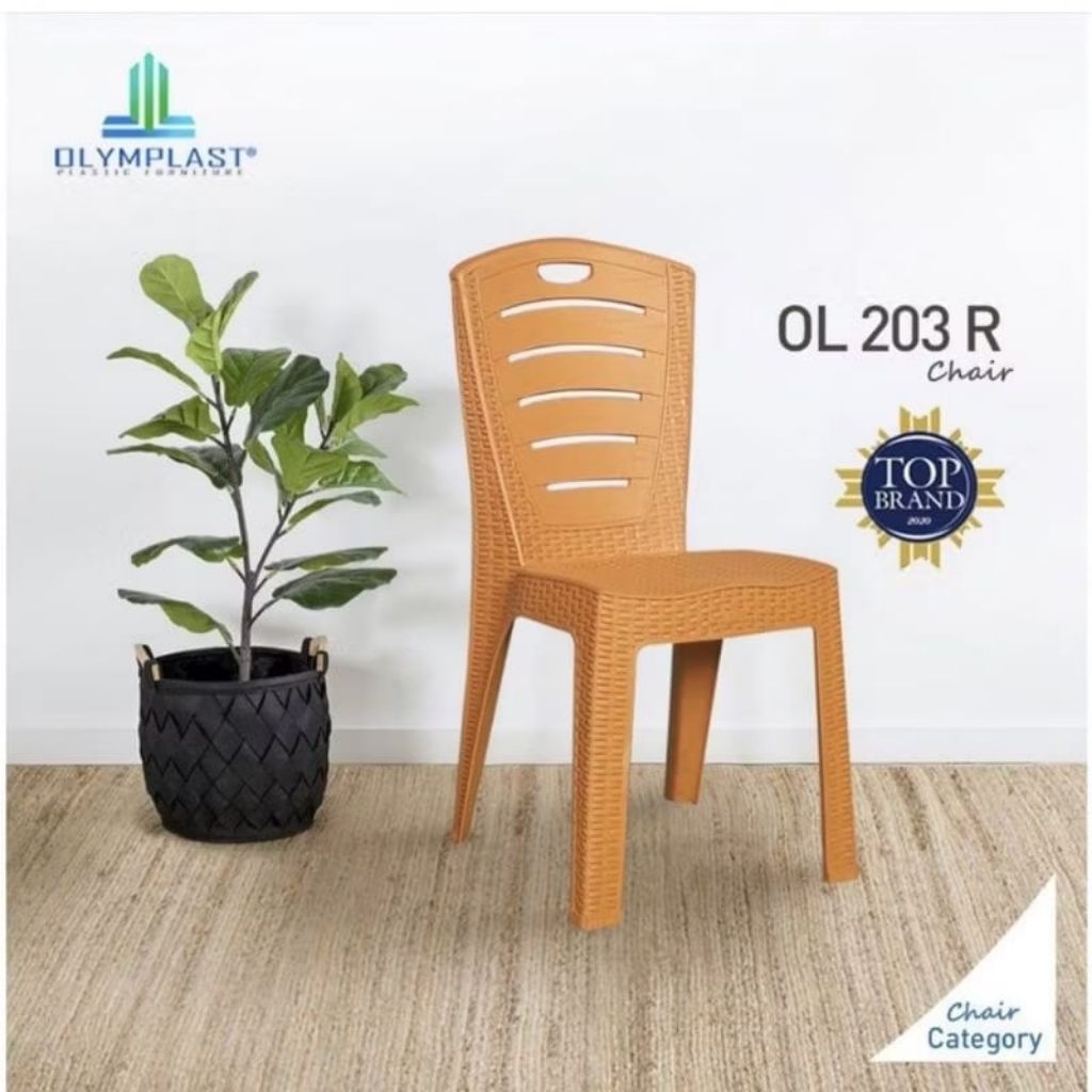 Jual KURSI PLASTIK OLYMPLAST OL 205/OL 203/OL 209/KURSI TERAS | Shopee ...