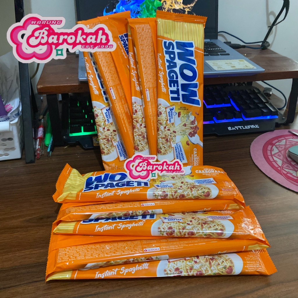 Jual Paket 10 Pcs Wow Spaghetti Bolognese Carbonara | Shopee Indonesia