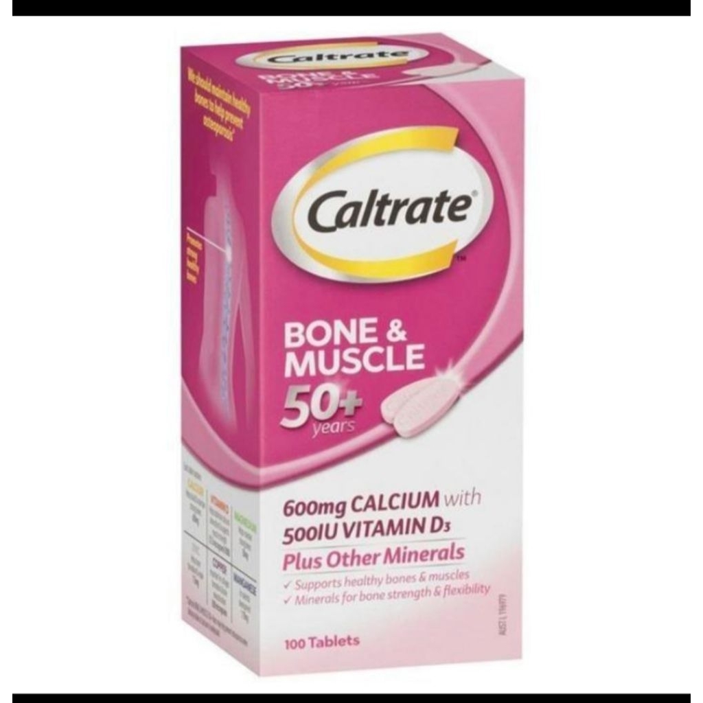 Jual Caltrate Bone & Muscle 50+ Calcium + Vitamin D 100Tablet | Shopee ...