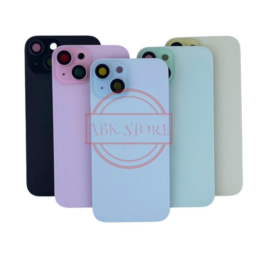 Jual BACKDOOR + RING KAMERA FOR IPH 15 / IP 15 PLUS BACK GLASS HIGH ...
