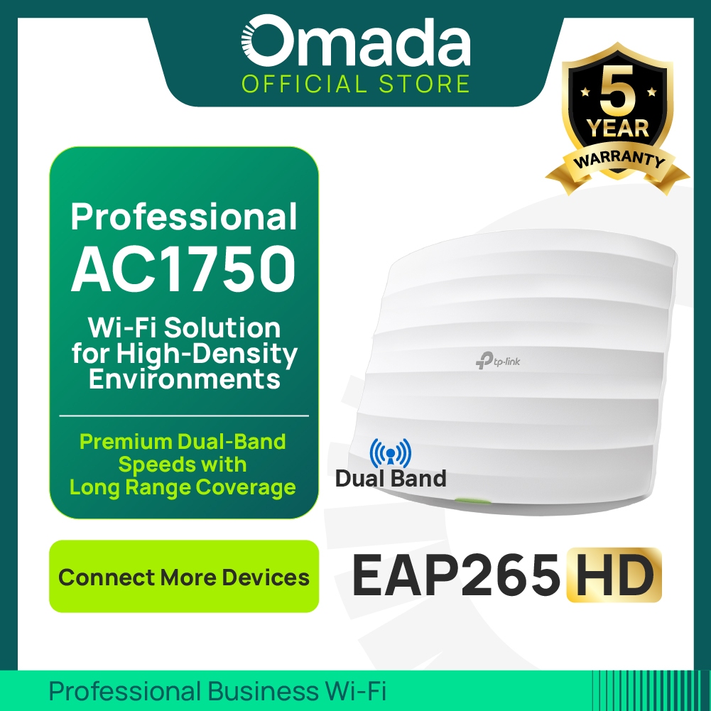 Jual TP-LINK OMADA EAP265 HD AC1750 Wireless MU-MIMO Gigabit Ceiling ...