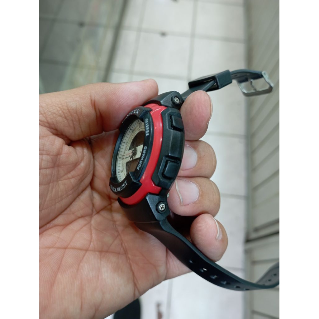 Jual jam tangan pria sport dual time sport water resist io dial putih ...