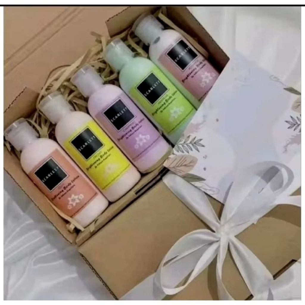 Jual 5-Pcs Scarlett Body Lotion mini 30ml Random kemasan travel tester ...