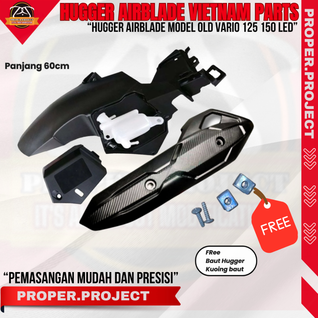 Jual Hugger Air Blade Spakbor Kolong Airblade AIR BLADE Old Vario 125 ...