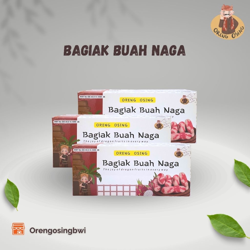 Jual ORENG OSING| Bagiak Kotak Buah Naga 200gram | Shopee Indonesia