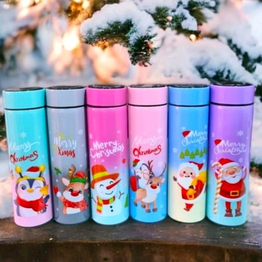 Jual Termos Natal Souvenir karakter 500ML / Tumbler Termos Natal Merry ...