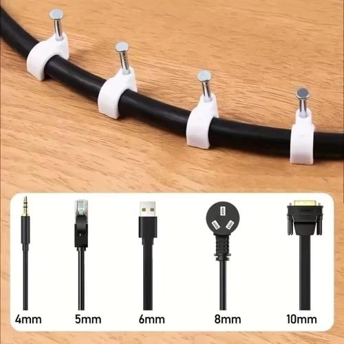 Jual SP4 Isi 100 Pcs No 6 Klem Kabel Klip Paku Beton Asli Clamp Cable ...