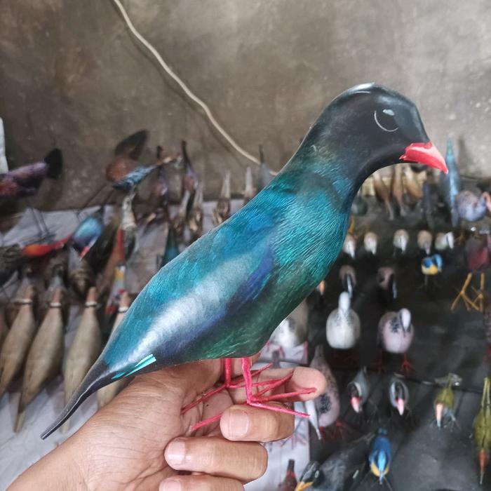 Jual Boneka mainan manuk ocehan cungkok patung burung tengkek buto ...