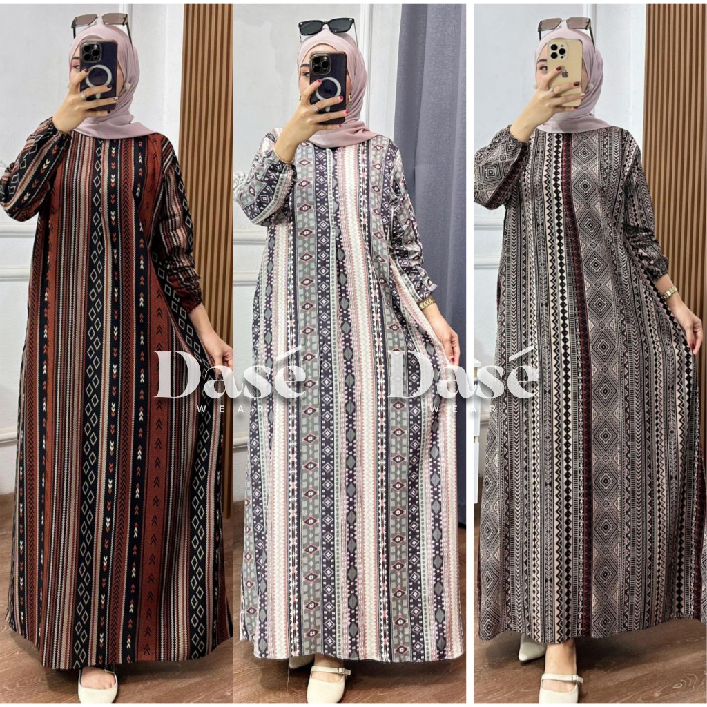 Jual Gamis Anita Dress Panjang - Gamis Rayon Premium Viscose LD 120 PB ...