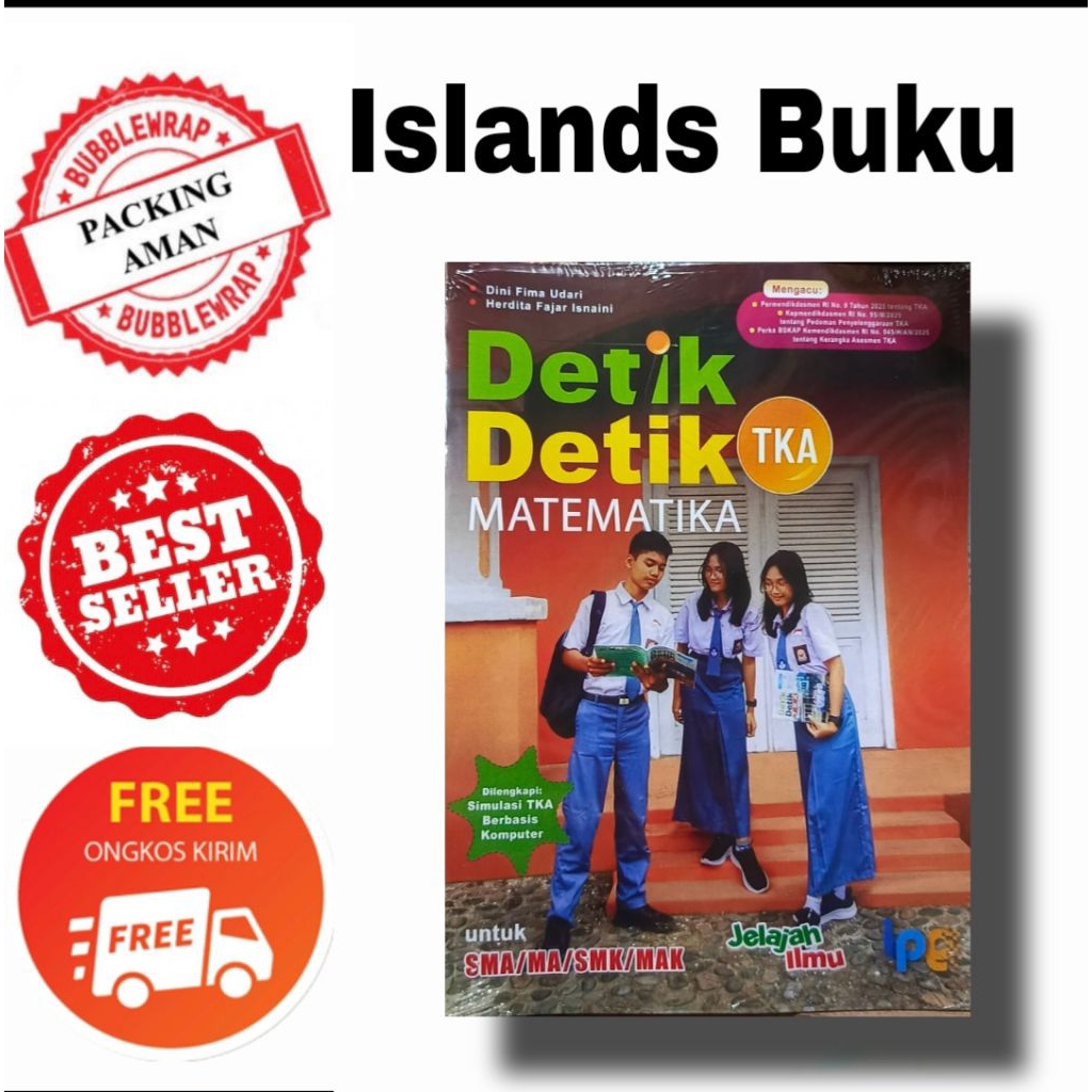 Jual Buku Detik Detik TKA Matematika SMA/MA/SMK/MAK Jelajah Ilmu | Shopee Indonesia