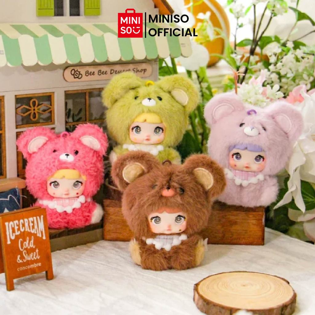 Jual MINISO Nommi V4 Nommi Baby Series Vinyl Plush Blind Box Boneka ...