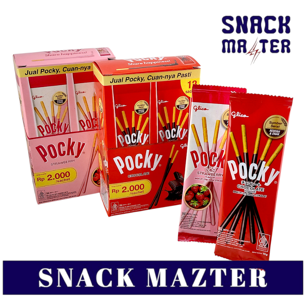 Jual Pocky Mini Size Box - Netto 12 bks x 12 gr | Shopee Indonesia