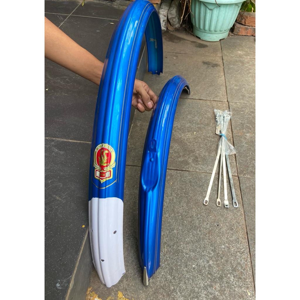 Jual Spakbor sepeda jengki Phoenix warna biru | Shopee Indonesia