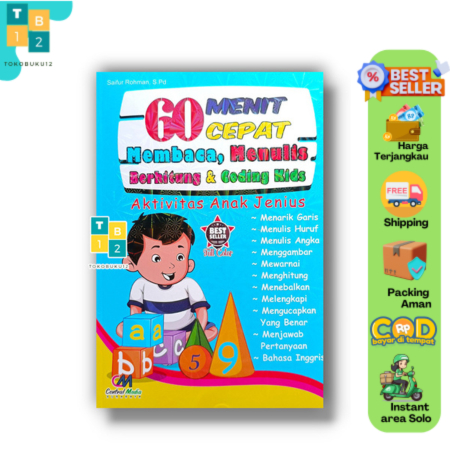 Jual Buku Anak 60 Menit Cepat Membaca Menulis Berhitung & Coding Kids ...