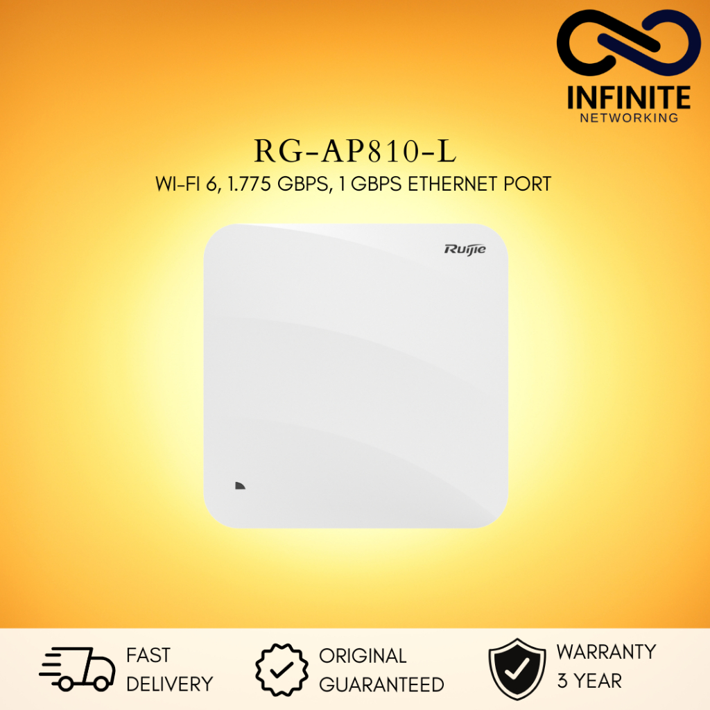 Jual RUIJIE REYEE RG-AP810-L Wi-Fi 6 Dual-Radio 1.775 Gbps Indoor Access Point | Shopee Indonesia
