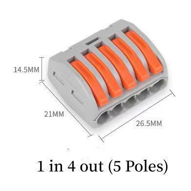 Jual Connector terminal block 5 pin pct 215 konektor terminal blok 5pin ...