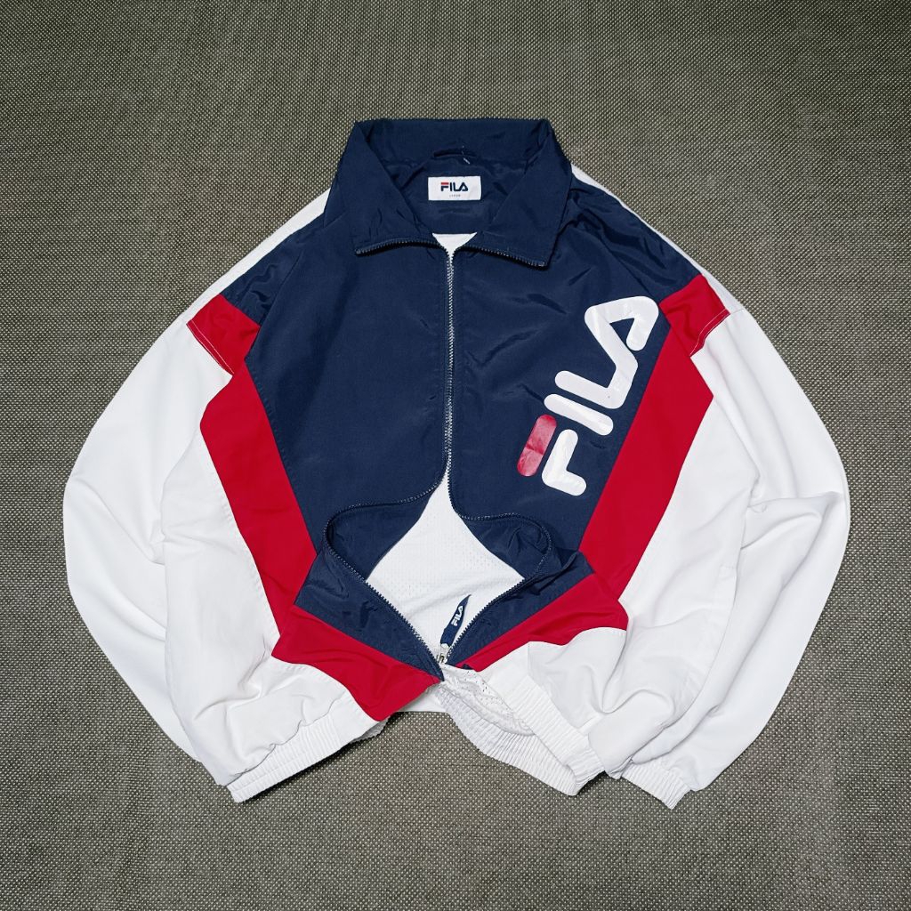 Jual FILA Windbreaker Jacket Vintage Colorblock | Shopee Indonesia