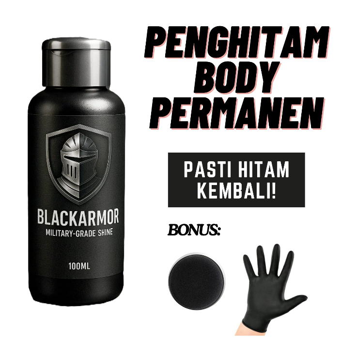 Jual BlackArmor - Penghitam Body Permanen 100ML | Shopee Indonesia