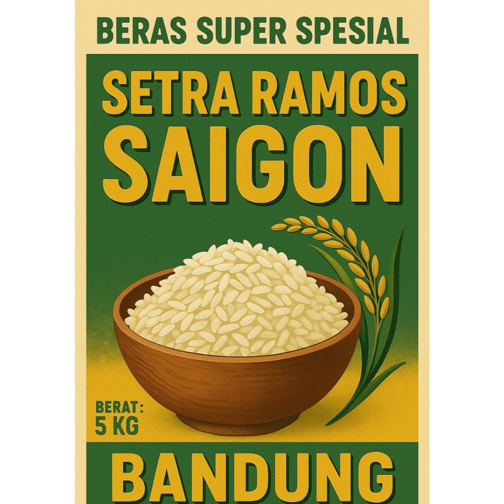 Jual Beras Super Spesial Setra Ramos Saigon Bandung 5kg | Shopee Indonesia