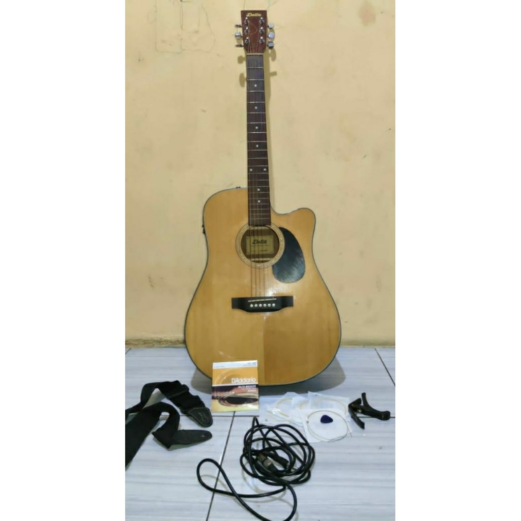 Jual Gitar, Merk DELTA, Model DD-300CE, Secon Barang Masih Bagus, Dan ...